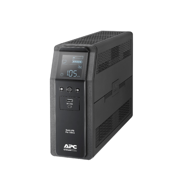 BR1200SI | APC Back-UPS Pro, 1200VA, Tower, 230V, 8x outlets – Network ...