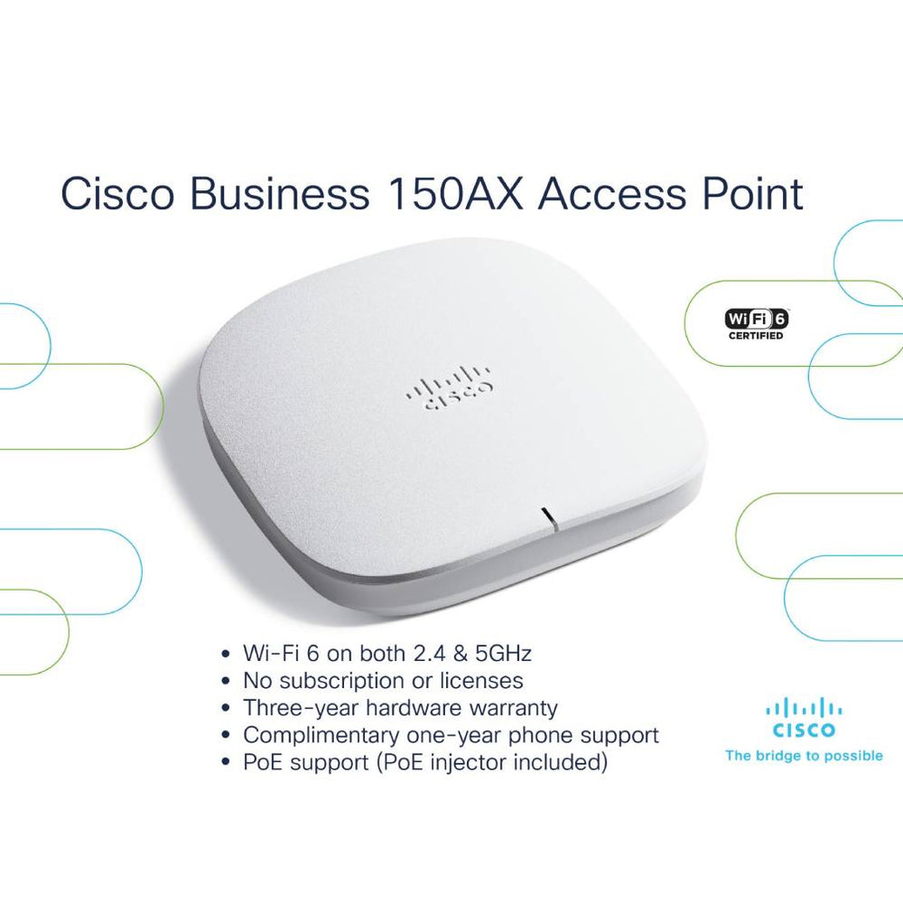 CBW150AX-E-UK | Cisco Business WIFi 6 Access Point – Network Warehouse