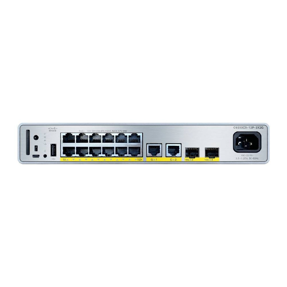 C9200CX-12P-2X2G-E | Cisco Catalyst 12-Port Gig PoE+ Switch – Network ...