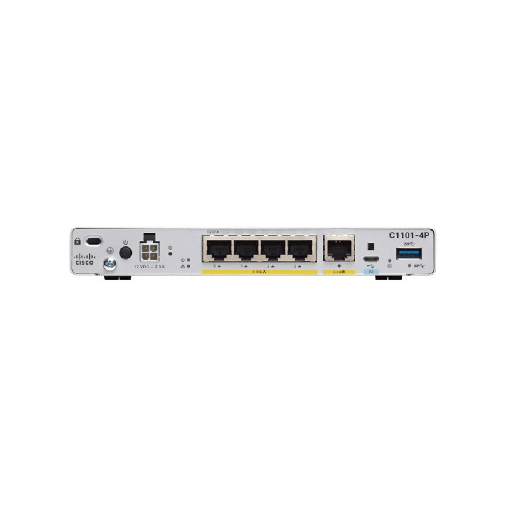 Cisco ISR 1101 4P GE Ethernet WAN Router | C1101-4P – Network Warehouse