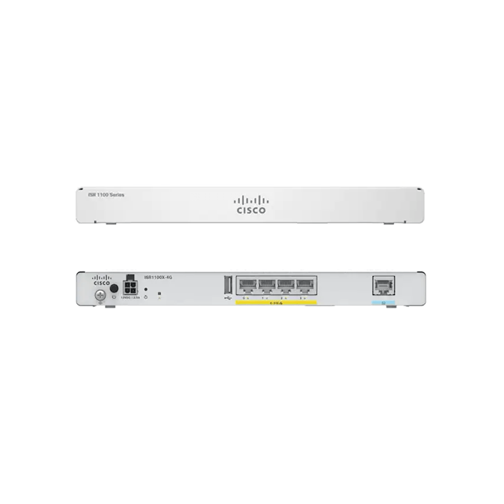 Cisco ISR1100X Router, 4 Eth LAN/WAN Ports, 8GB RAM | ISR1100X-4G ...