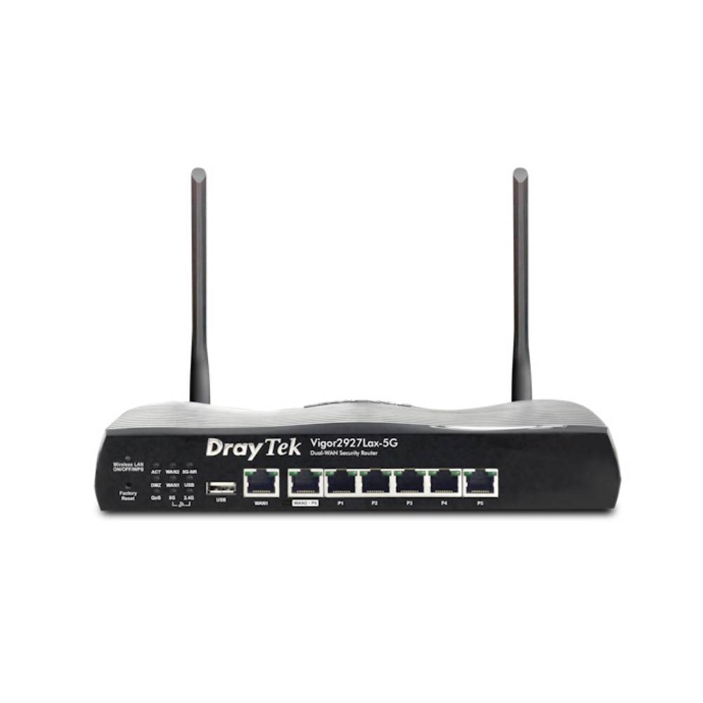 V2927LAX-5G | DrayTek Vigor Dual WAN Wi-Fi 6 Router + 5G/LTE – Network ...