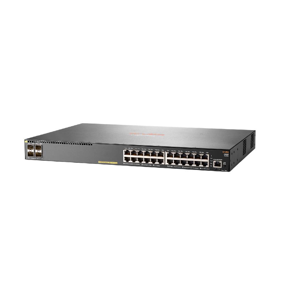 HPE Aruba 2930F 24-Port PoE+(370W) 4SFP+ Switch | JL255A – Network ...