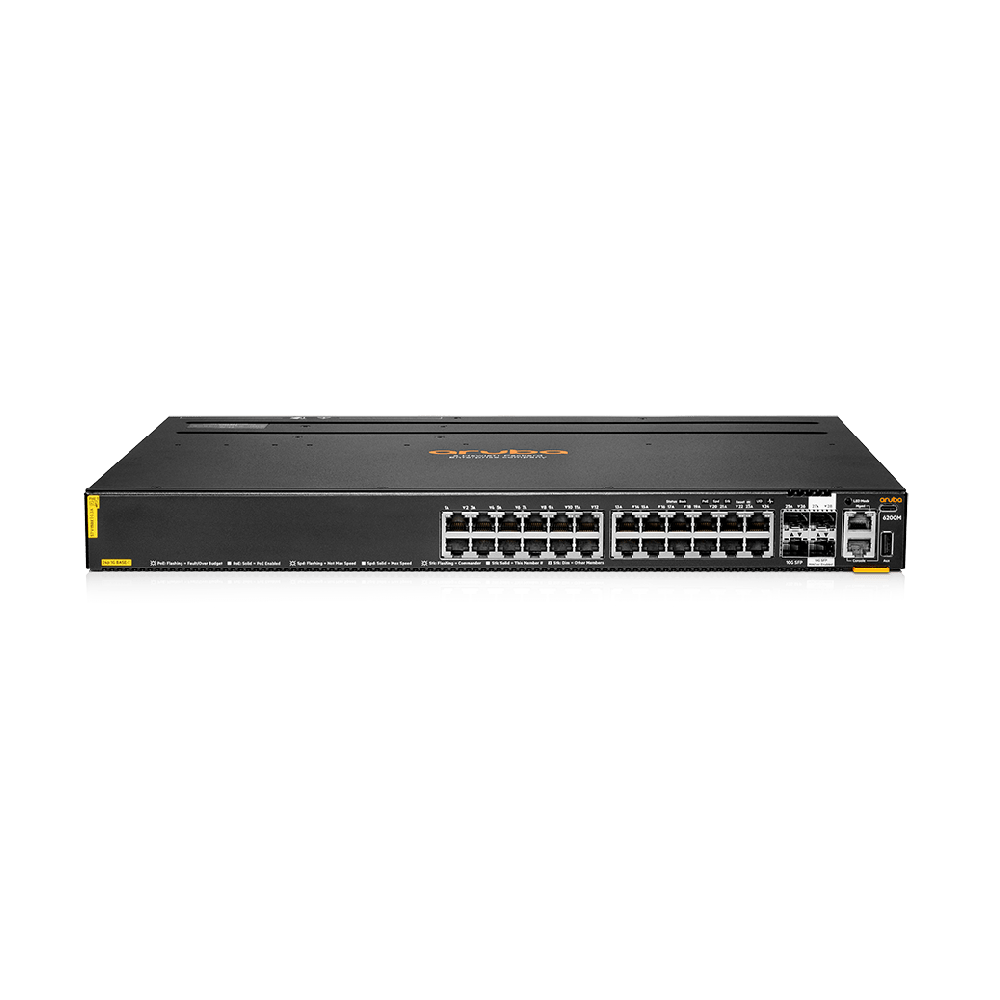 HPE Aruba CX 6200M 24G Class4 PoE 4SFP+ Switch | R8Q68A – Network Warehouse