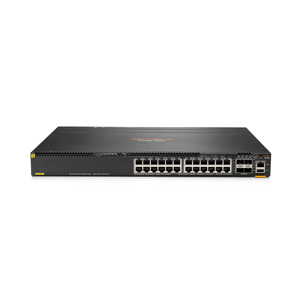 HPE Aruba CX 6300M 24-port 1GbE Class 4 PoE and 4-port SFP56 Switch ...