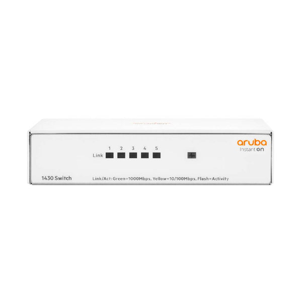HPE Aruba Instant On 1430 5-Port Gigabit Switch | R8R44A – Network ...