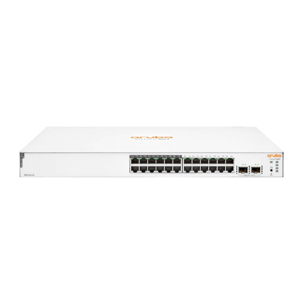 HPE Aruba Instant On 1830 24-Port 1G PoE+ SFP Switch | JL813A – Network Warehouse