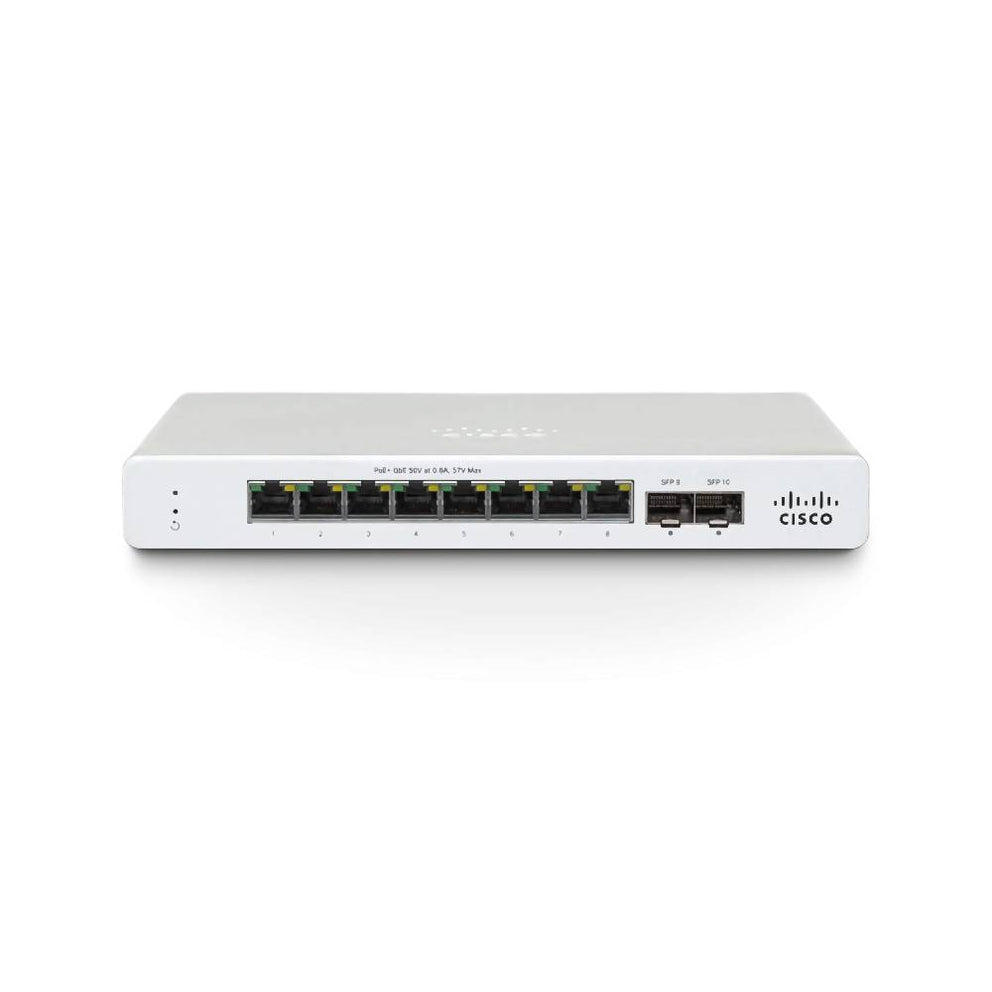MS130-8P-HW | Meraki 8-Port Gigabit PoE+ Switch – Network Warehouse