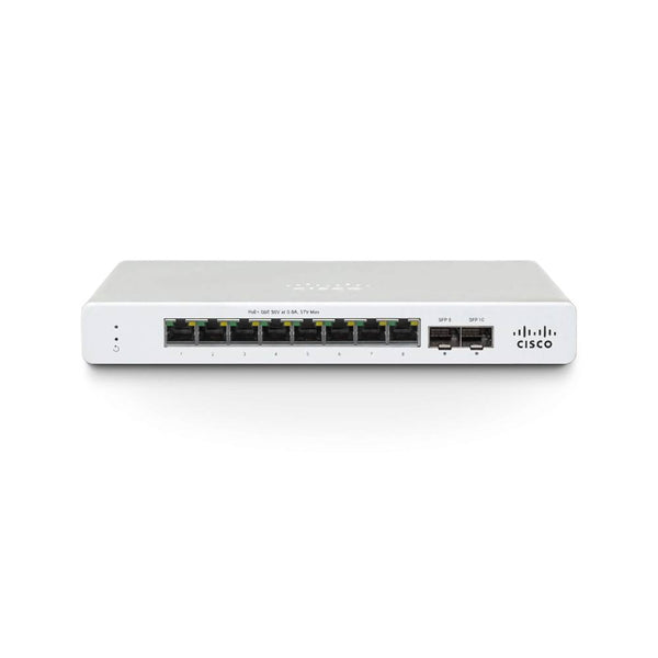 MS130-8P-HW | Meraki 8-Port Gigabit PoE+ Switch – Network Warehouse